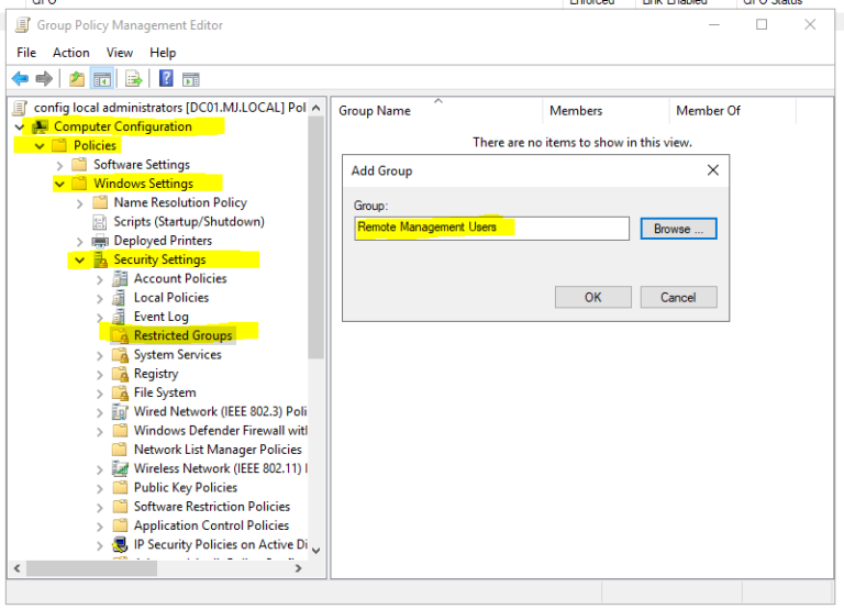 GPO - per Gruppenrichtlinie lokale Nutzer und Gruppen bearbeiten